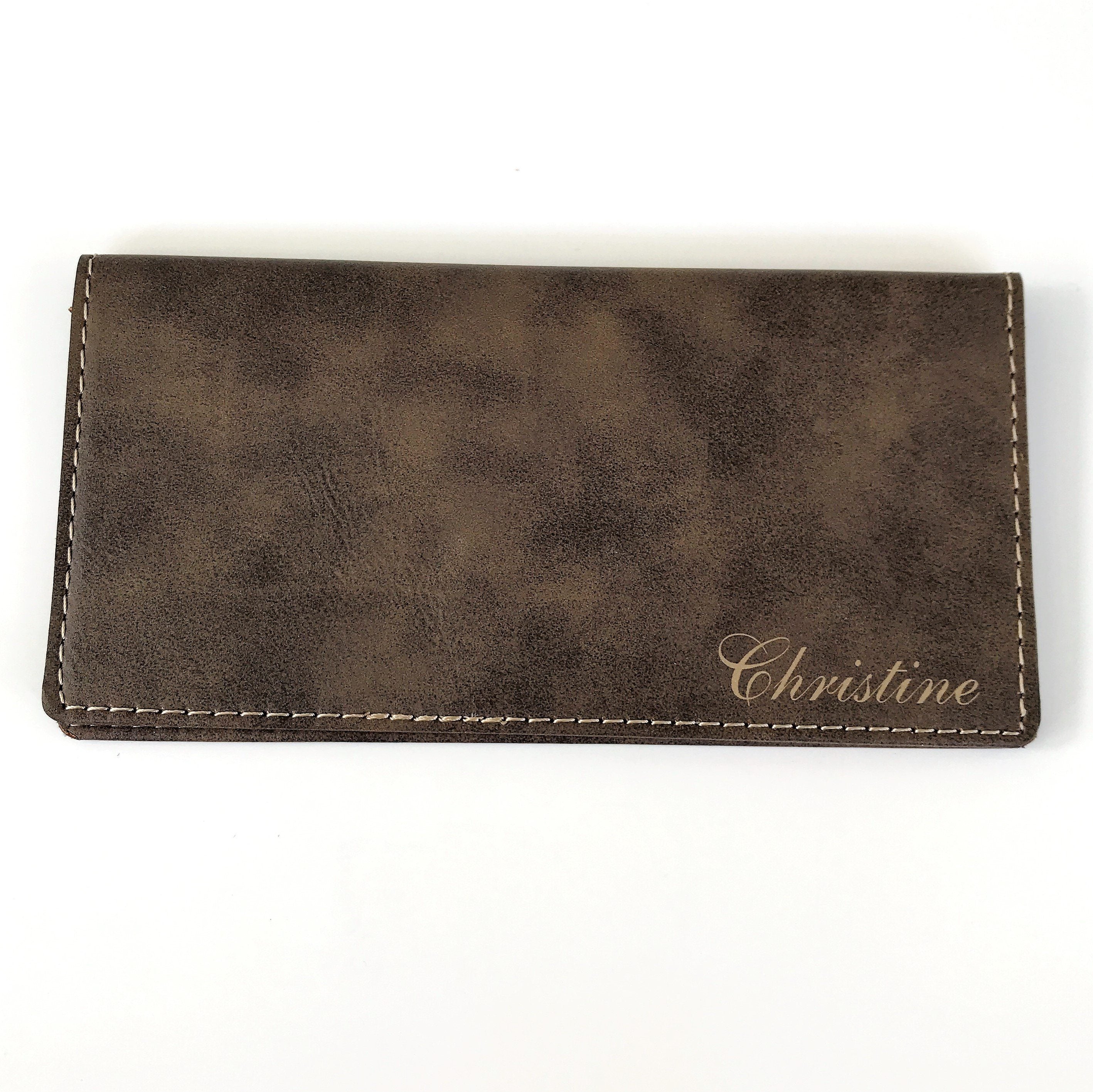 Custom Personalized Checkbook Cover - The Personal Exchange